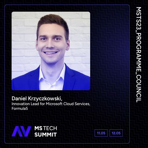 Daniel Krzyczkowski On Linkedin Microsoft Technology Tech Networking Mvpbuzz