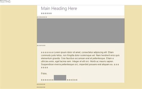 Css Email Development Html Stack Overflow