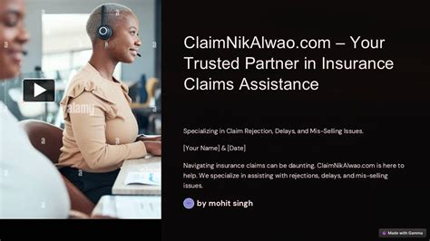 PPT Insurance Claim Rejection PowerPoint Presentation Free To Download Id 9cacc3 YmRkN