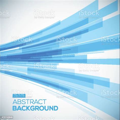 추상적임 블루 기하 배경 3 D 원근 배경기술 3d 계열용 배경 주제에 대한 스톡 벡터 아트 및 기타 이미지 배경 주제 광대한 전진 방향 Istock