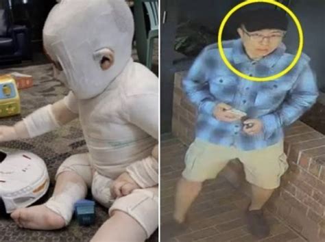 중국인이다”아기에 뜨거운 물 붓고 도주한 男 신상 공개 포착