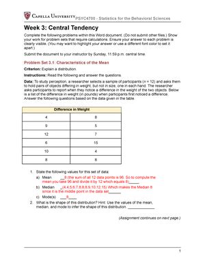 Solved Determine The Mean Median And Mode For The Following Data Set Statistical