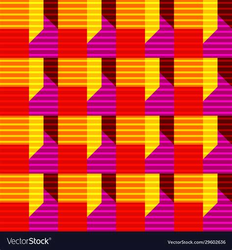 Seamless Geometric Pattern Squares Royalty Free Vector Image