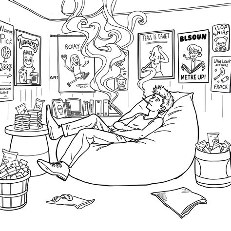Best Stoner Coloring Pages Free Printable Pdf