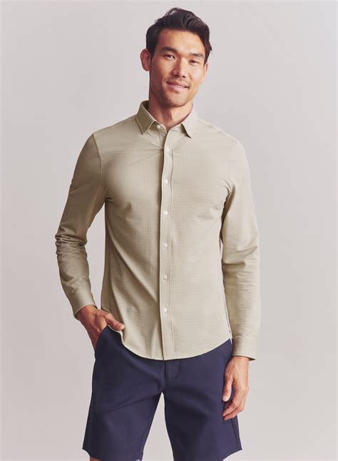 Commuter® Seersucker Button Down Slim Rhone Apparel
