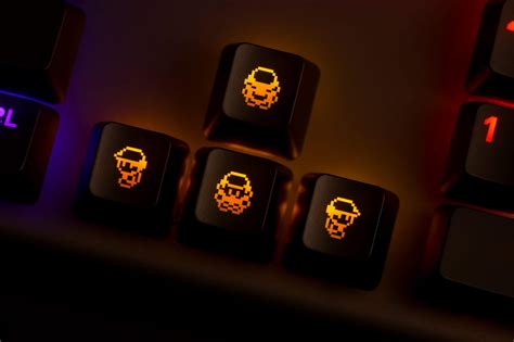 Pokemon Ash Arrow Keycap Set Royalkeycaps
