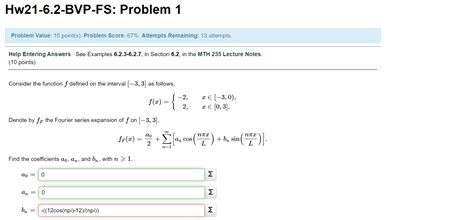 solved hw21 6 2 bvp fs problem 1 problem value 10