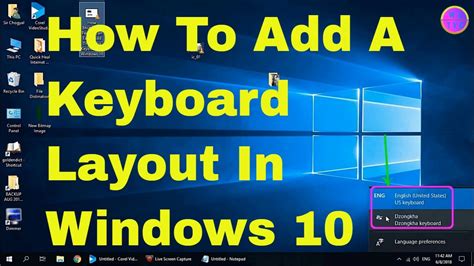 How To Add A Keyboard Layout In Windows 10 Youtube
