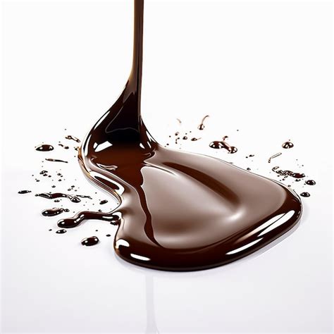Premium Ai Image Splash Of Chocolate Or Cocoa Ai Generated