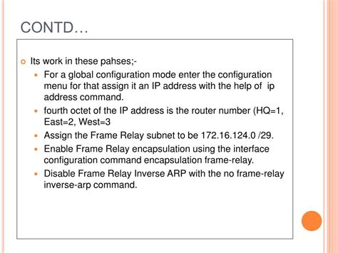 PPT Lab A EIGRP Frame Relay Hub And Spoke Router Used As Frame Switch PowerPoint
