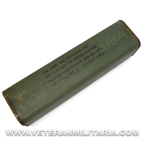 Original Block Tnt 1 Pound Us Army Empty