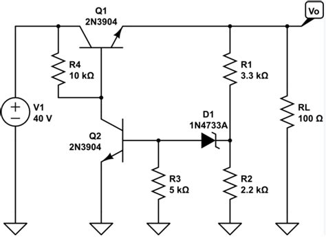 Transistor Voltage Stabilizing Circuit Electronic Components Wiki Ico28