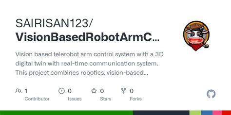 Github Sairisan123visionbasedrobotarmcontrol Vision Based Telerobot Arm Control System With