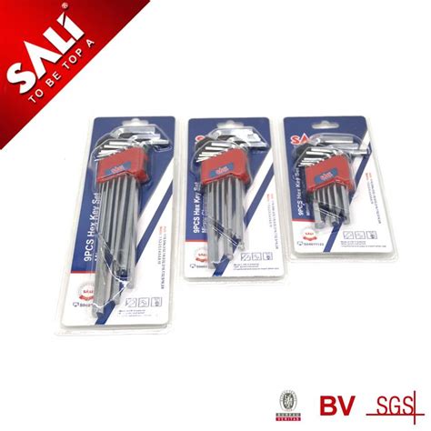 China 9pcs Hex Key Set Crv Allen Wrench Manufacturers Suppliers And Factory Wholesale