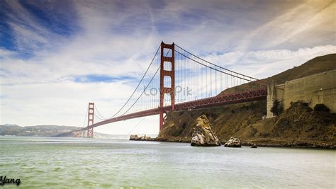 낮에 골든 게이트 브리지 사진 무료 다운로드 Lovepik