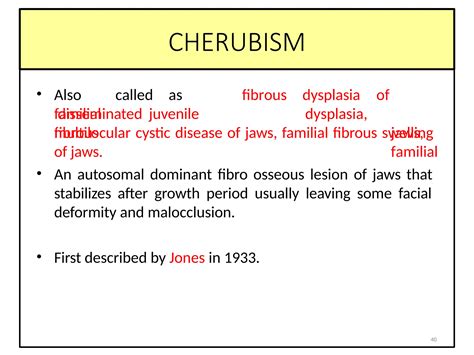 Fibro Osseous Lesion In Maxillofacial Region Pptx