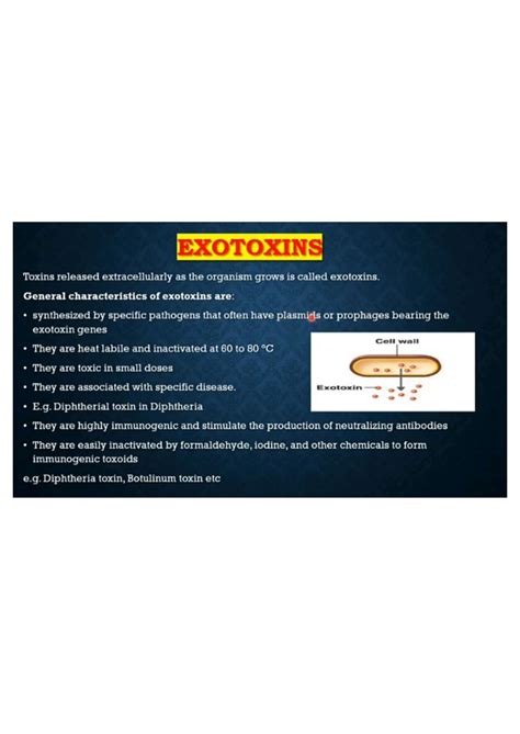 SOLUTION Exotoxin And Endotoxin Types Mode Of Action Differences Studypool