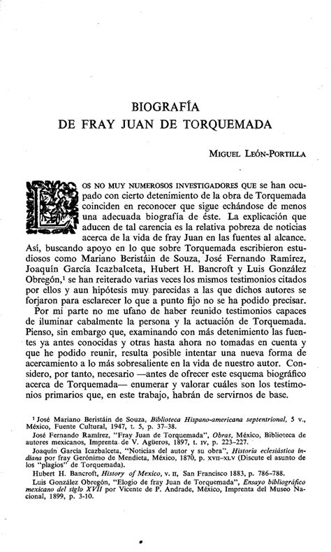 Biografía De Fray Juan De Torquemada Docslib