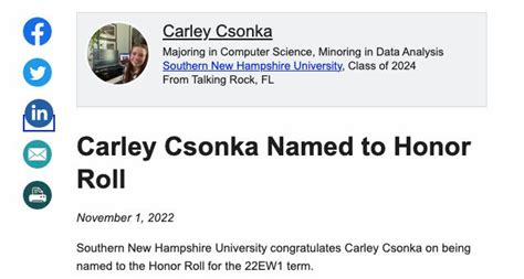 Carley Csonka On Linkedin Compsci