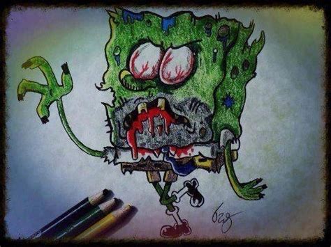 Zombie SpongeBob Sketches Spongebob Humanoid Sketch
