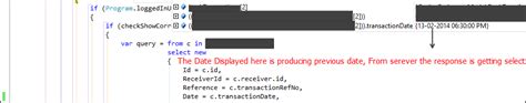 C Splitting Date From Datetime Stack Overflow