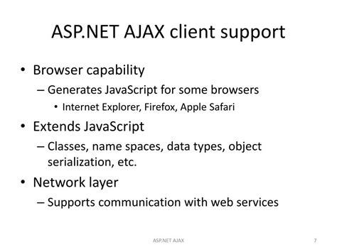 ppt asp ajax powerpoint presentation free download id 2412239