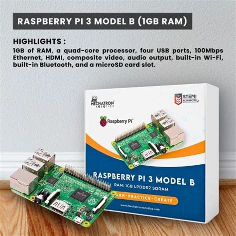 Mechatron Robotics Raspberry Pi 3 Model B 1gb Ram At Best Price In Howrah