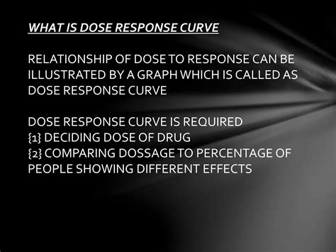 Dose Response Relationship Pptx