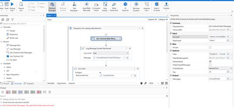 Having Trouble With The Get Outlook Mail Messages The Specified Folder