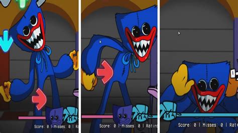 Fnf Vs Huggy Wuggy Reanimated Update Demo Full Horror Game Youtube