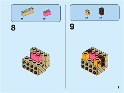 LEGO 40482 Hamster Instructions BrickHeadz Pets