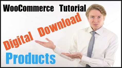 WooCommerce Digital Download Products Tutorial YouTube
