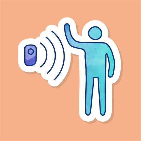 Premium Vector Motion Sensor Color Sticker