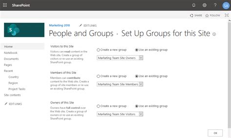 Breaking Permission Inheritance In Sharepoint Online Subsites