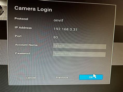 adding onvif camera to reolink nvr reolink community