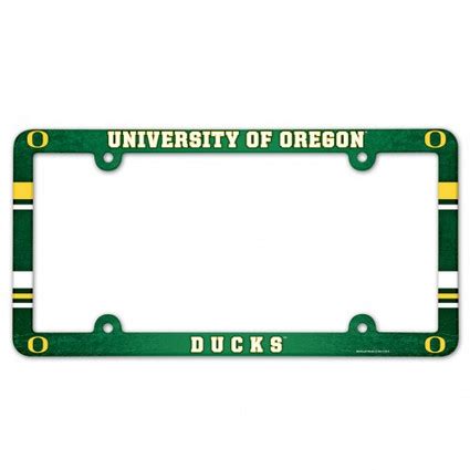 Oregon Ducks Ncaa Color License Plate Frame Dragon Sports