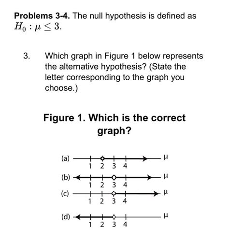 Solved Problems 3 4 The Null Hypothesis Is Defined As