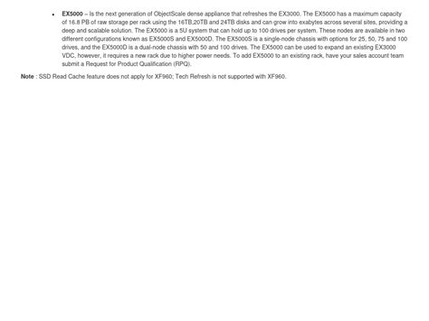 Ex Series Dell Objectscale Overview And Architecture Dell Technologies Info Hub