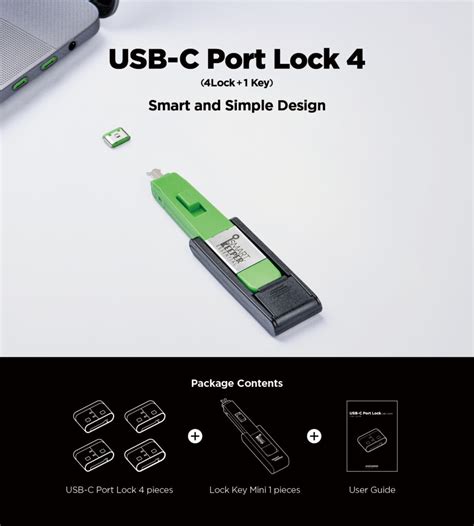 Smart Keeper USB C Port Locks With Key