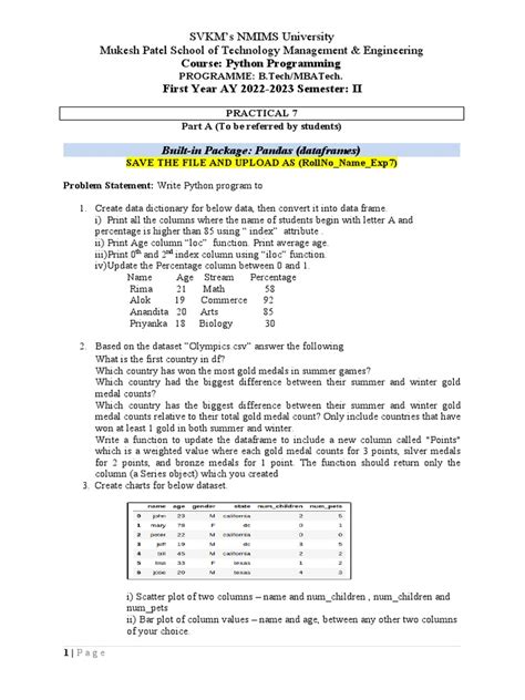 Practical7 Python Programming Download Free Pdf Computing