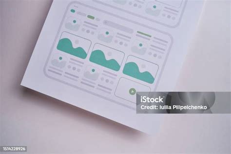 Kerangka Desain Situs Web Ux Sketsa Prototipe Kerangka Kerja Tata Letak Proyek Desain Masa Depan