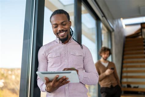 Happy Software Developer Man Working On Project Programming Advanced Code Artificial