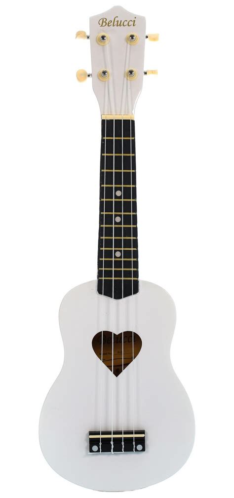 Укулеле сопрано Belucci B-21 heart white | отзывы