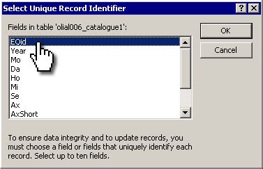 MIDOP Manual Managing Data Stored In A MySql Server