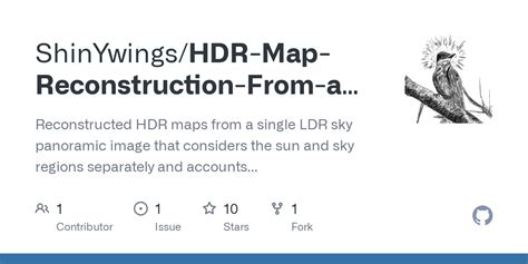 Github Shinywingshdr Map Reconstruction From A Single Ldr Sky