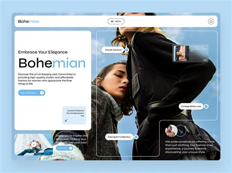Fashion Website Header By Pragati On Dribbble