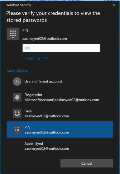 How To View Your Passwords In Credential Manager On Windows