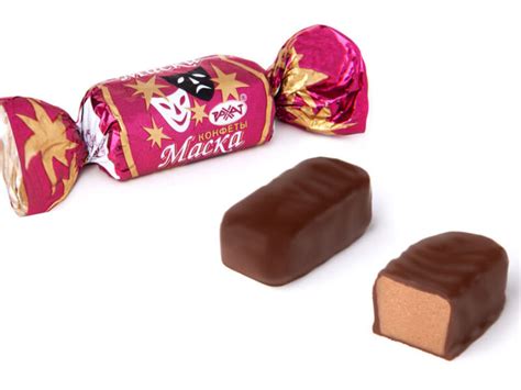 КОНФЕТЫ ГЛАЗИРОВАННЫЕ С ПРАЛИНОВЫМ КОРПУСОМ Маска купить в Казахстане АО «ЛОТТЕ Рахат