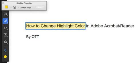 How To Change The Highlight Color In Adobe Acrobat Reader