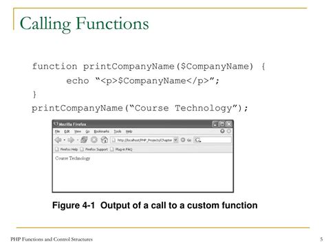 Ppt Php Functions And Control Structures Powerpoint Presentation Free Download Id 310519
